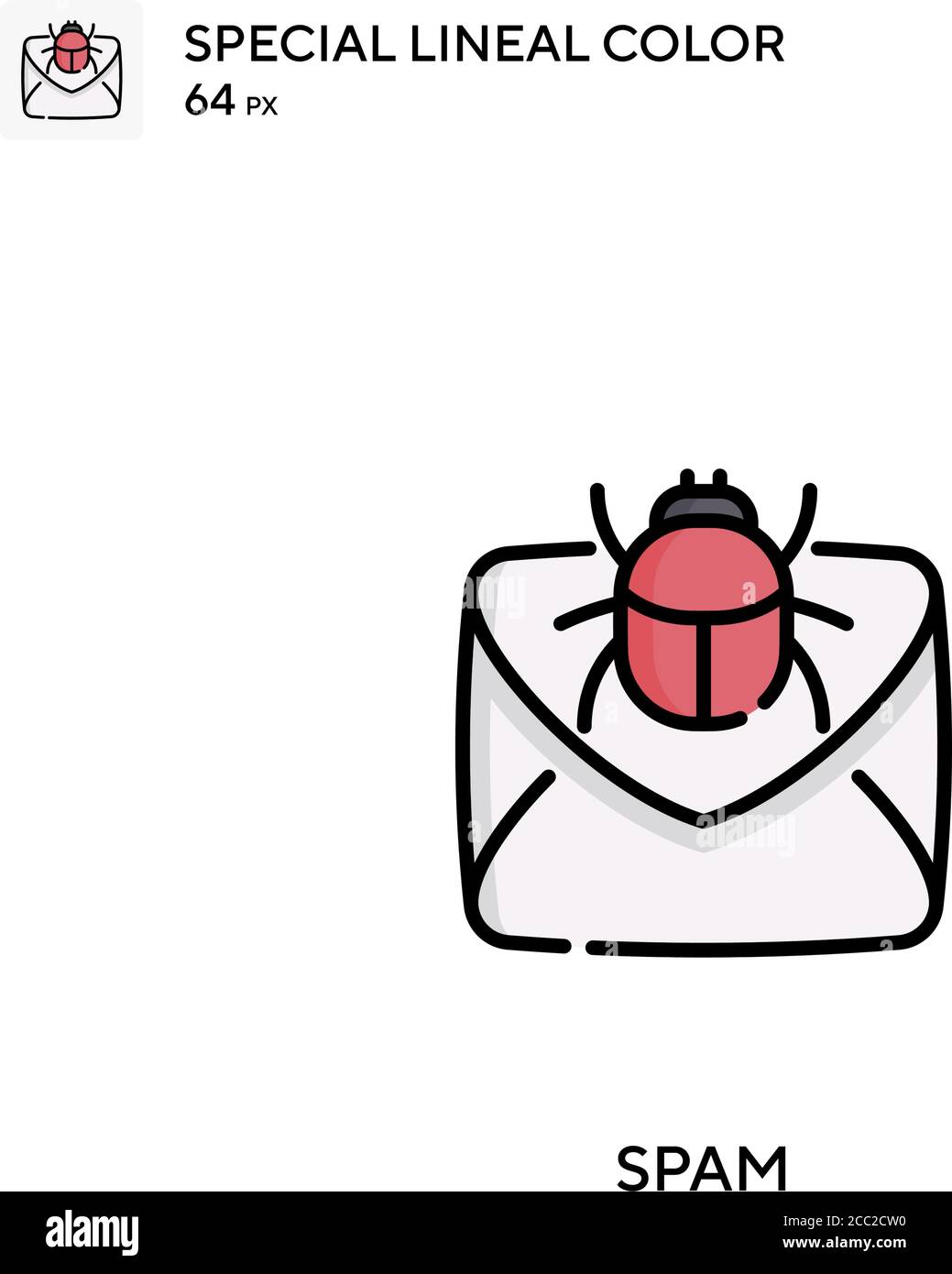 Spam Special lineal color vector icon. Spam icons for your business ...
