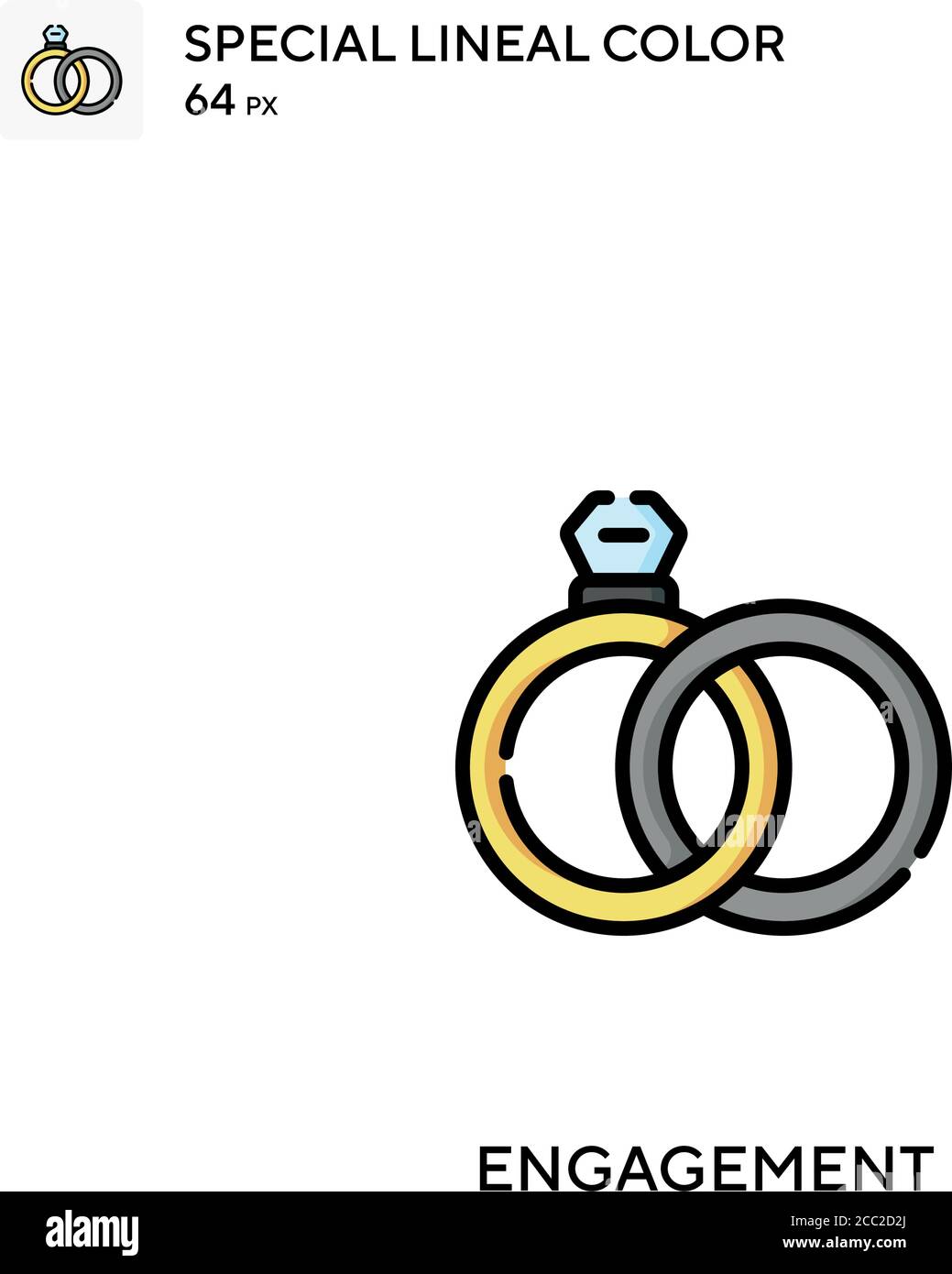 Engagement Special lineal color vector icon. Engagement icons for your ...