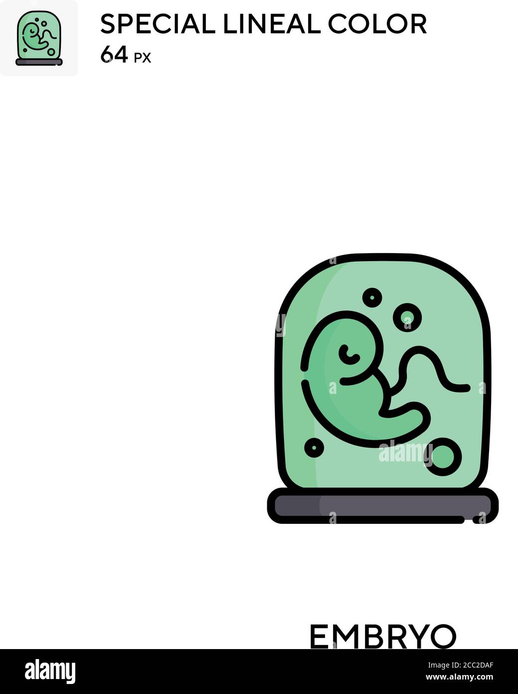 Human fetus inside womb Stock Vector Images - Alamy