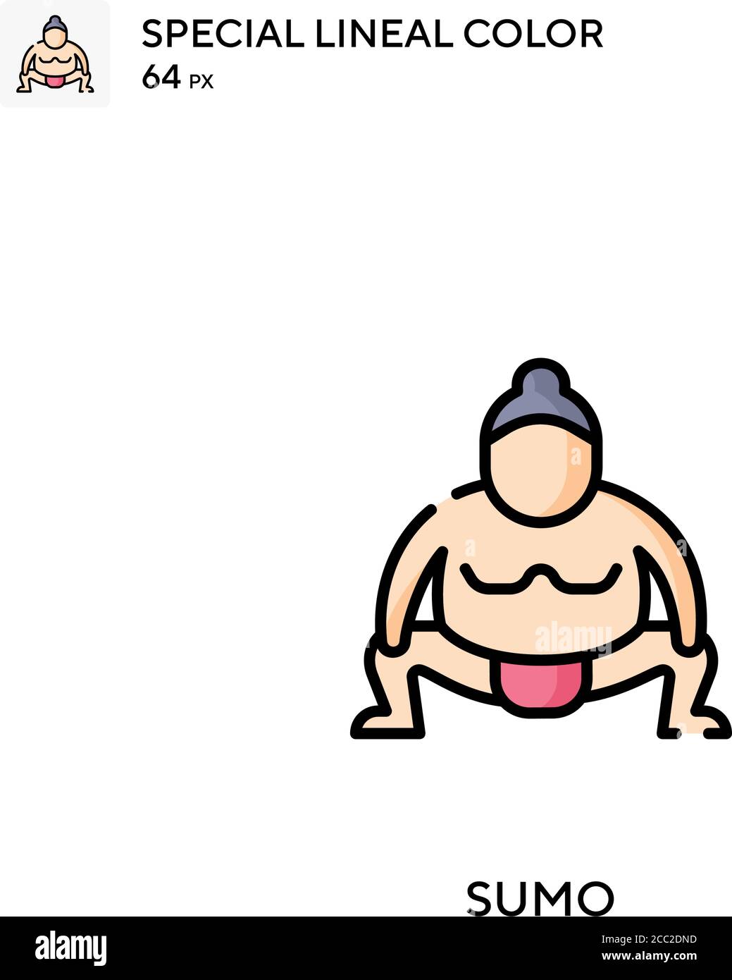 Sumo Special lineal color vector icon. Sumo icons for your business ...