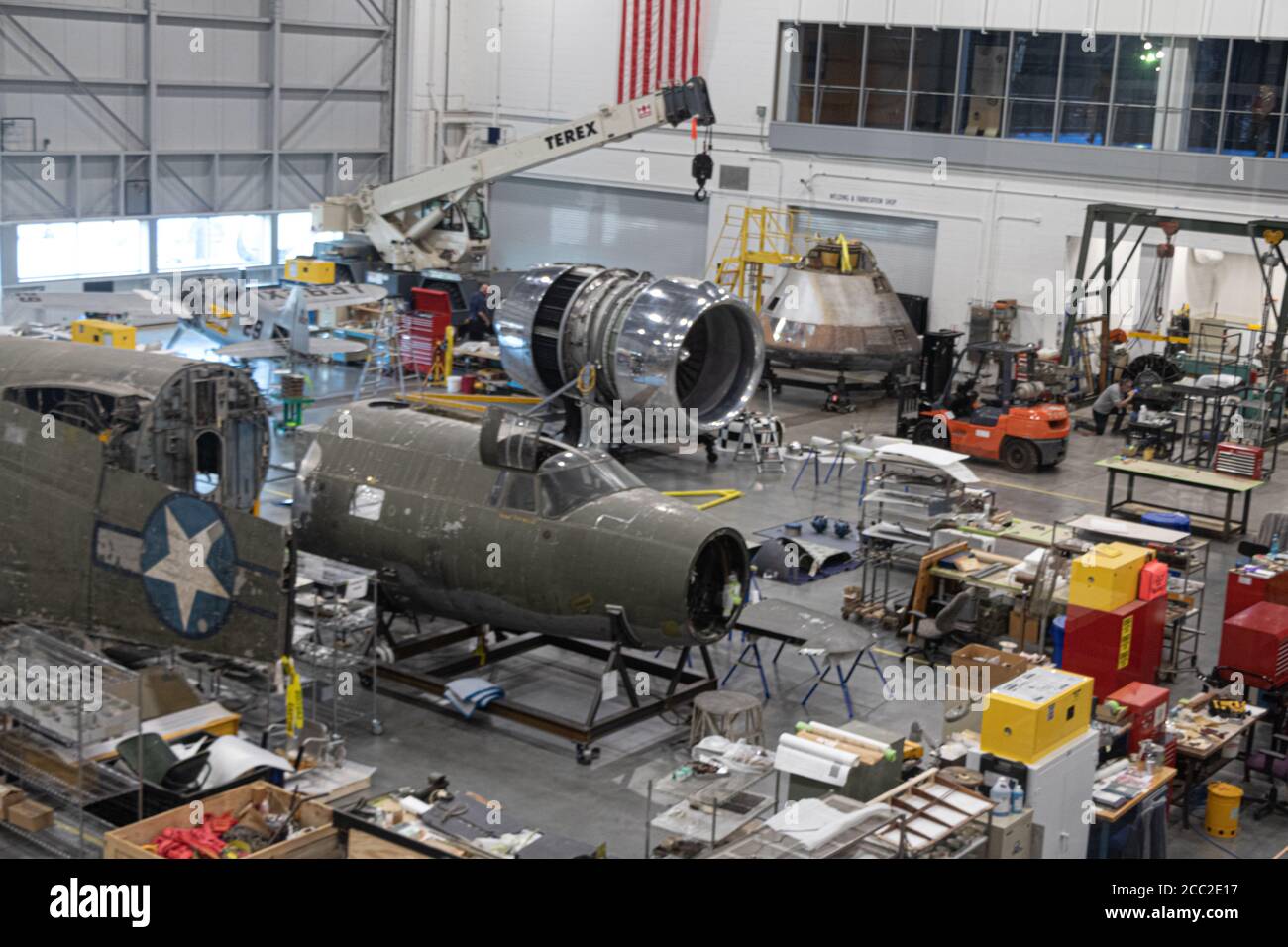 Historic aircraft restoration museum hi-res stock photography and ...