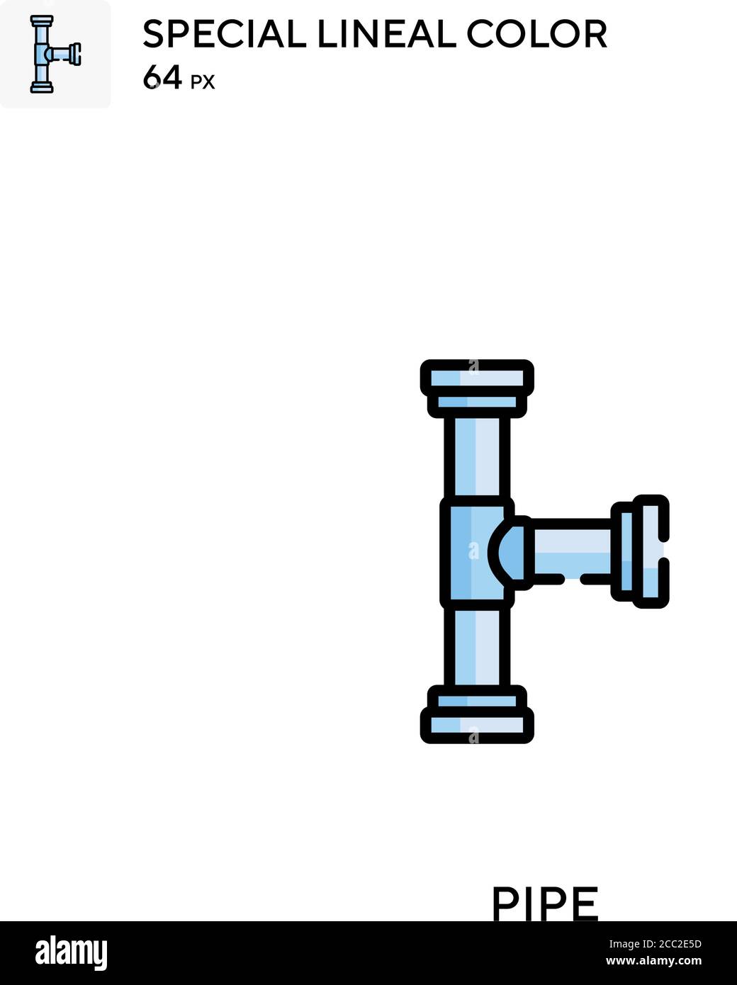 Pipe Special lineal color vector icon. Pipe icons for your business ...