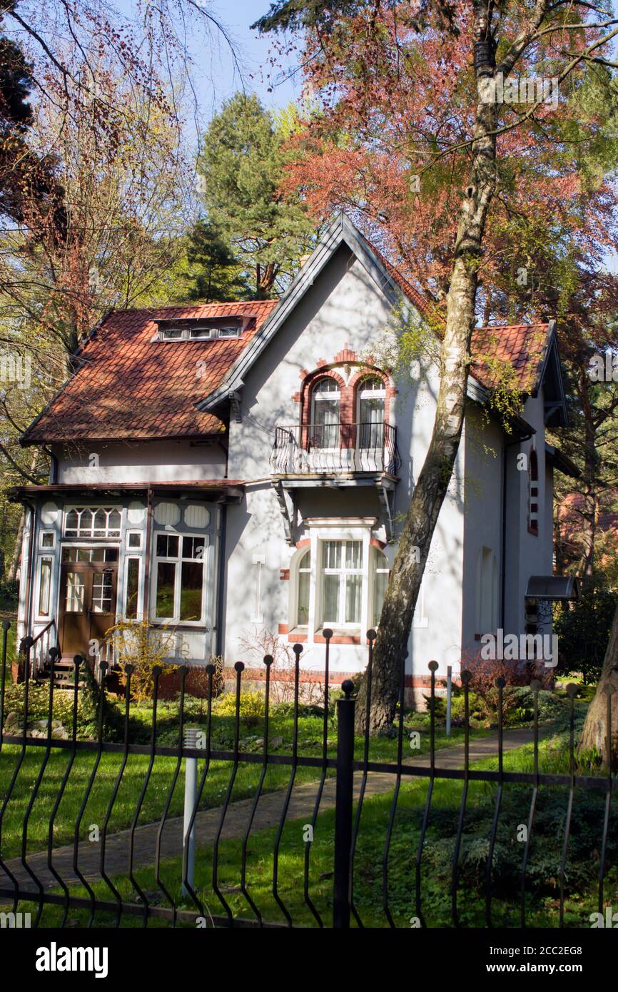 old wooden house in the forest Stock Photo - Alamy