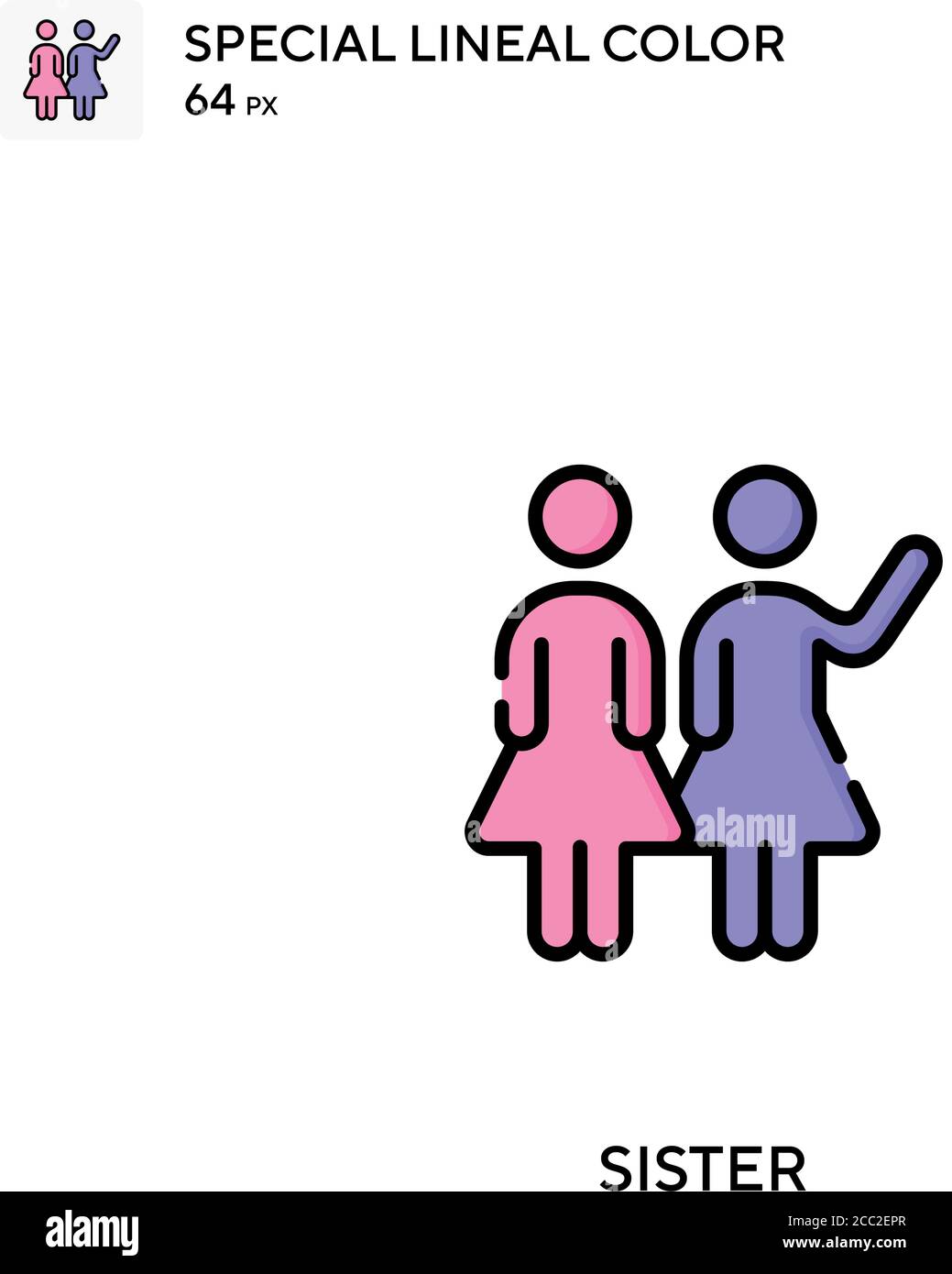 Little Brother And Little Sister Stock Vector Images - Alamy