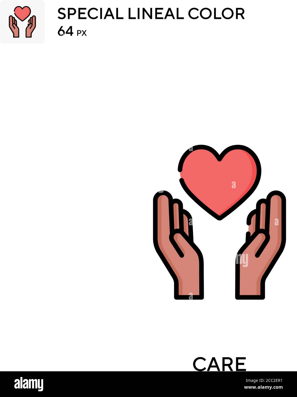 Care Special lineal color vector icon. Care icons for your business ...