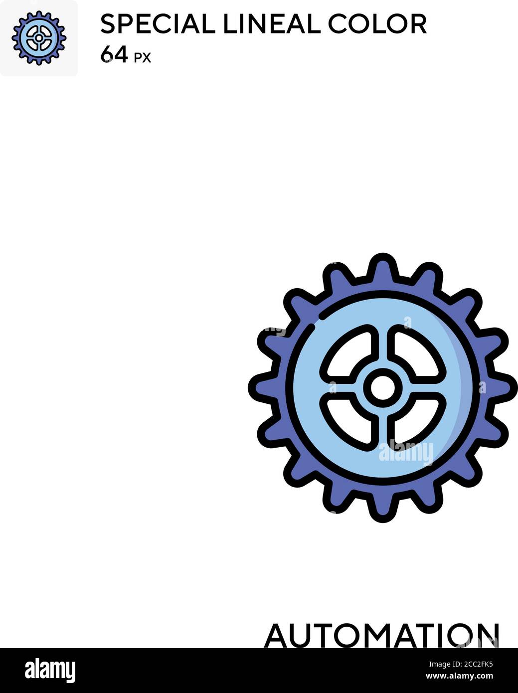 Automation Special lineal color vector icon. Automation icons for your ...