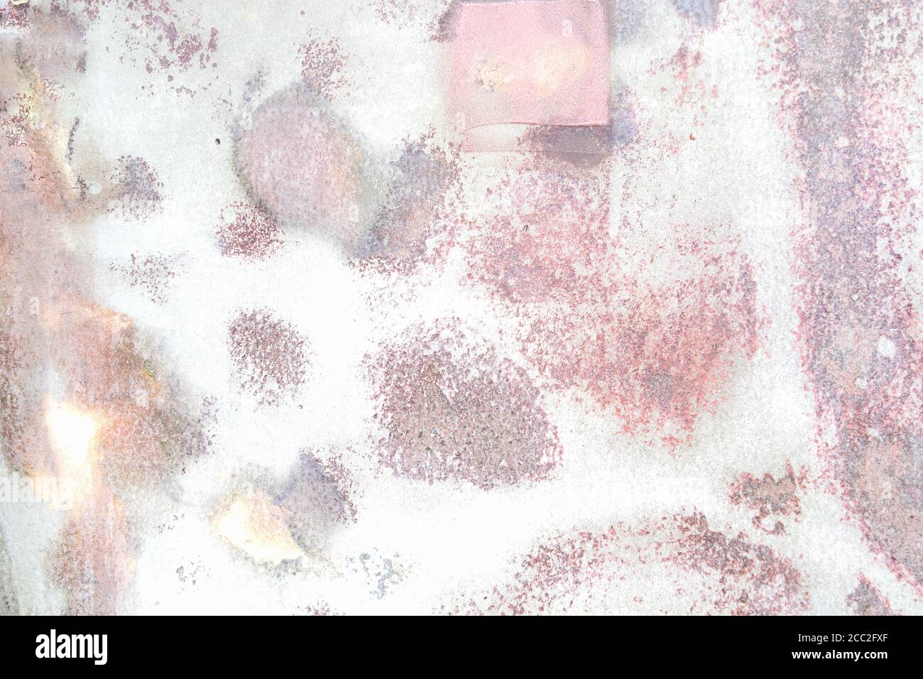 faded blush pink abstract pattern on rough textured wall Stock Photo ...