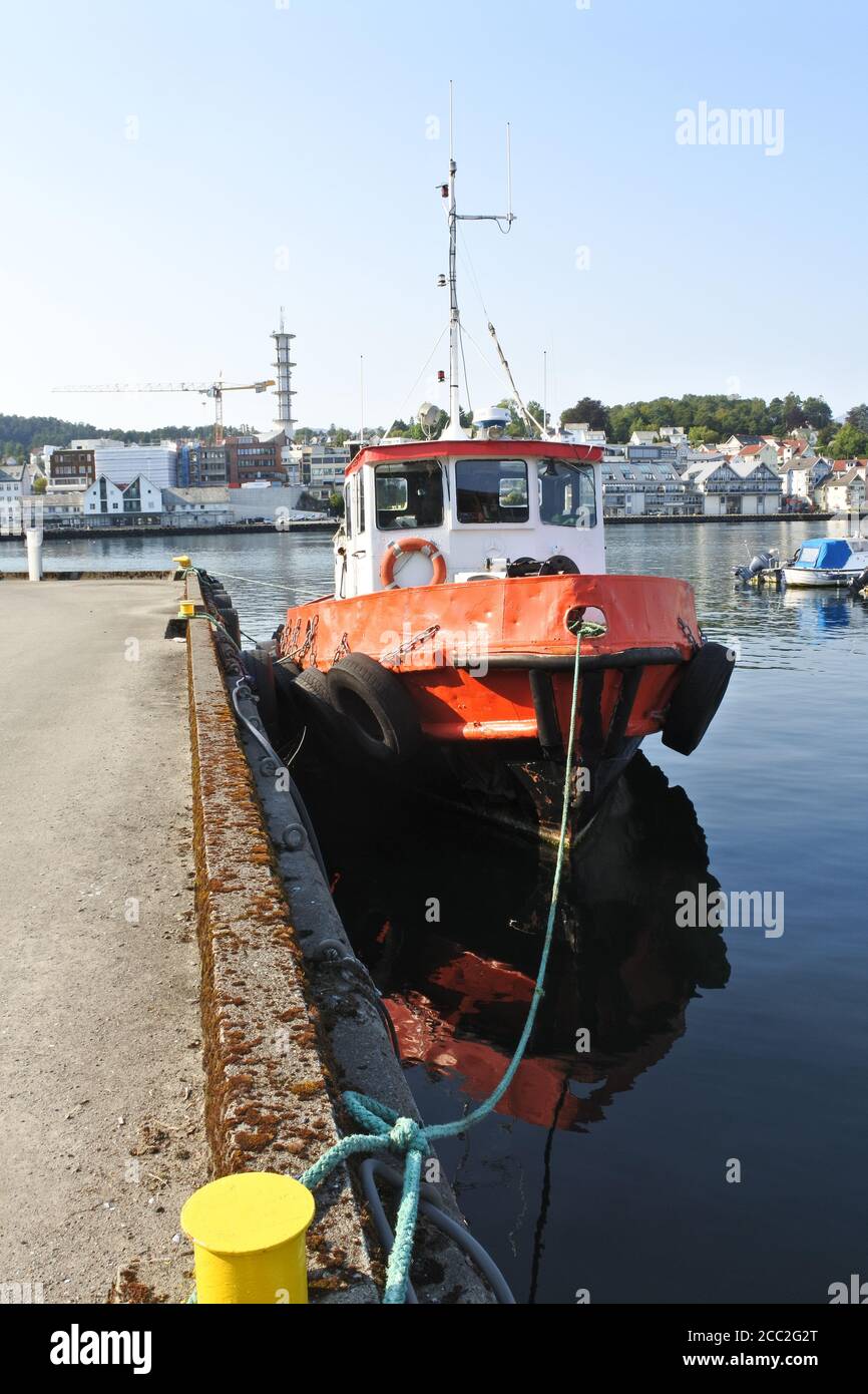 Mikki, vintage tug, Leirvik, Stord, Norway, Norge Stock Photo - Alamy