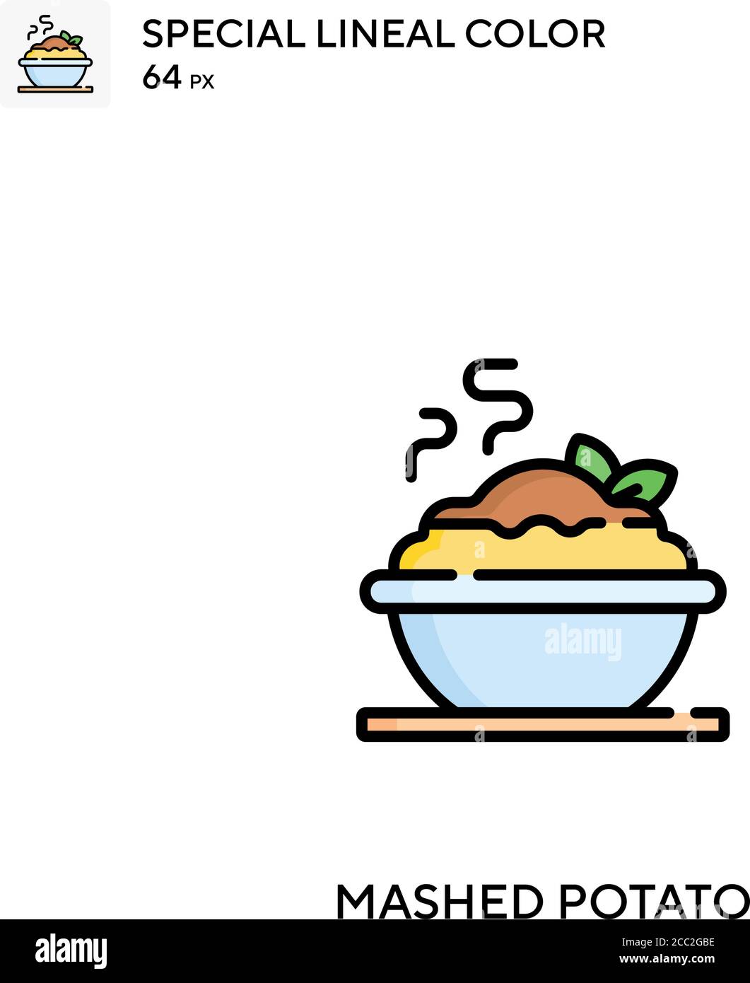 Mashed Potatoes Coloring Page