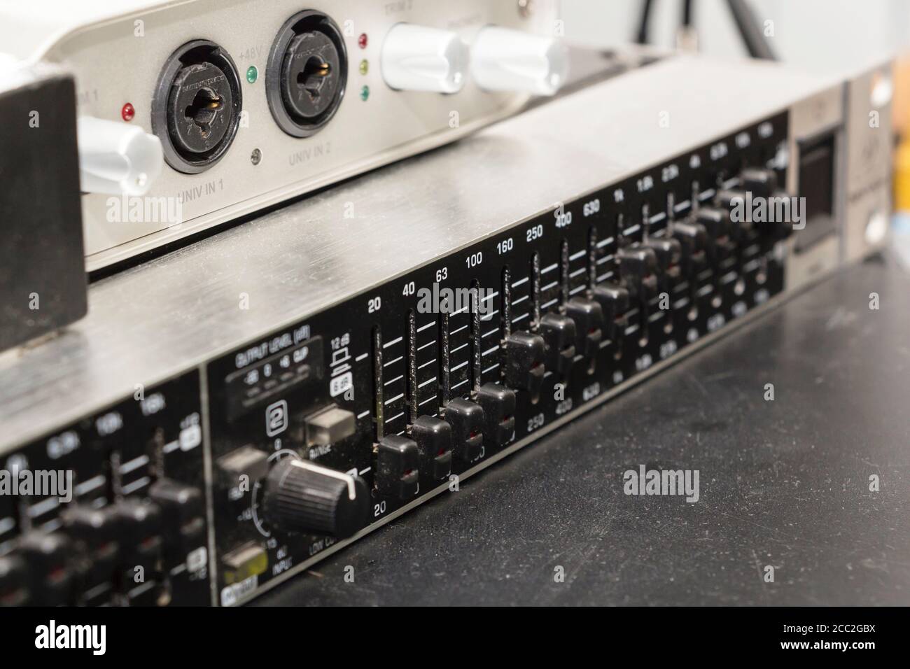 Sound controls round hi-res stock photography and images - Alamy