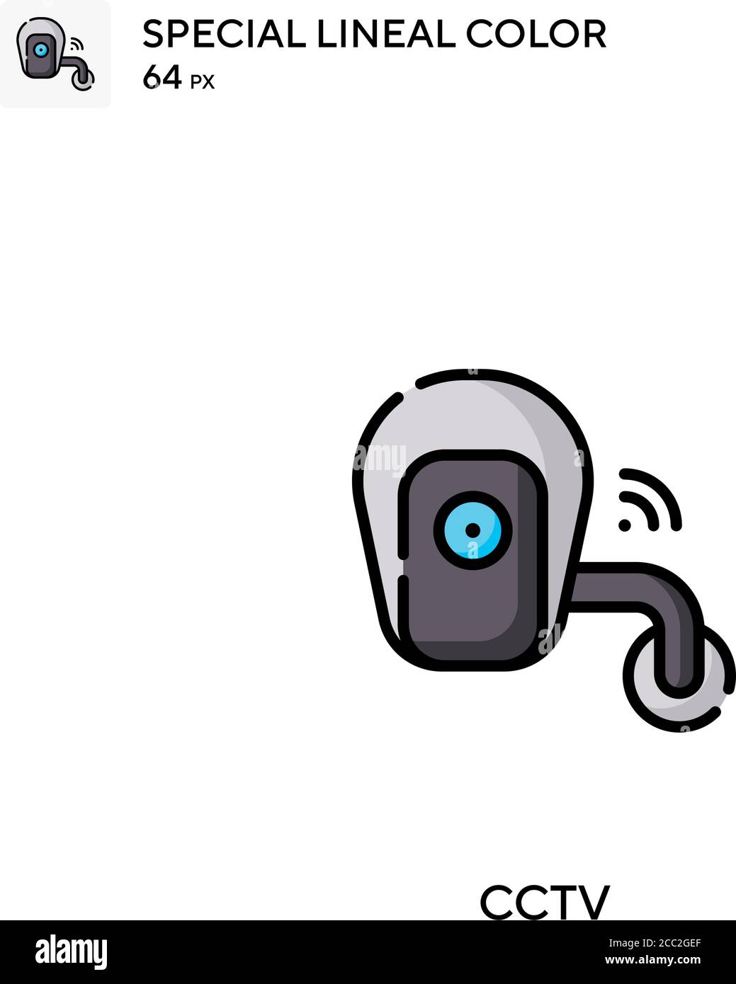 Cctv Special lineal color vector icon. Cctv icons for your business ...
