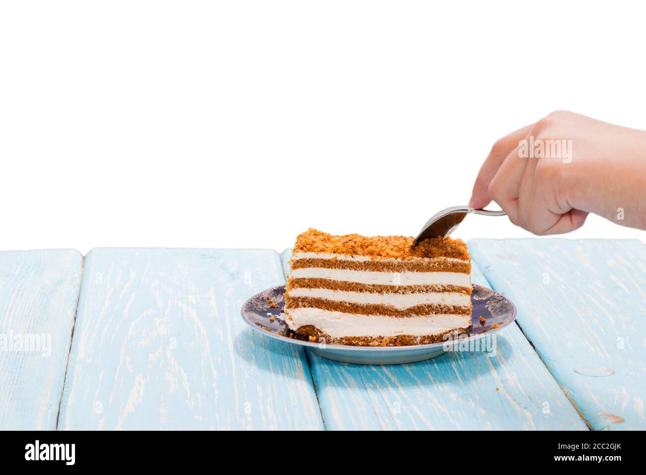 Fat woman eating cake hi-res stock photography and images - Alamy