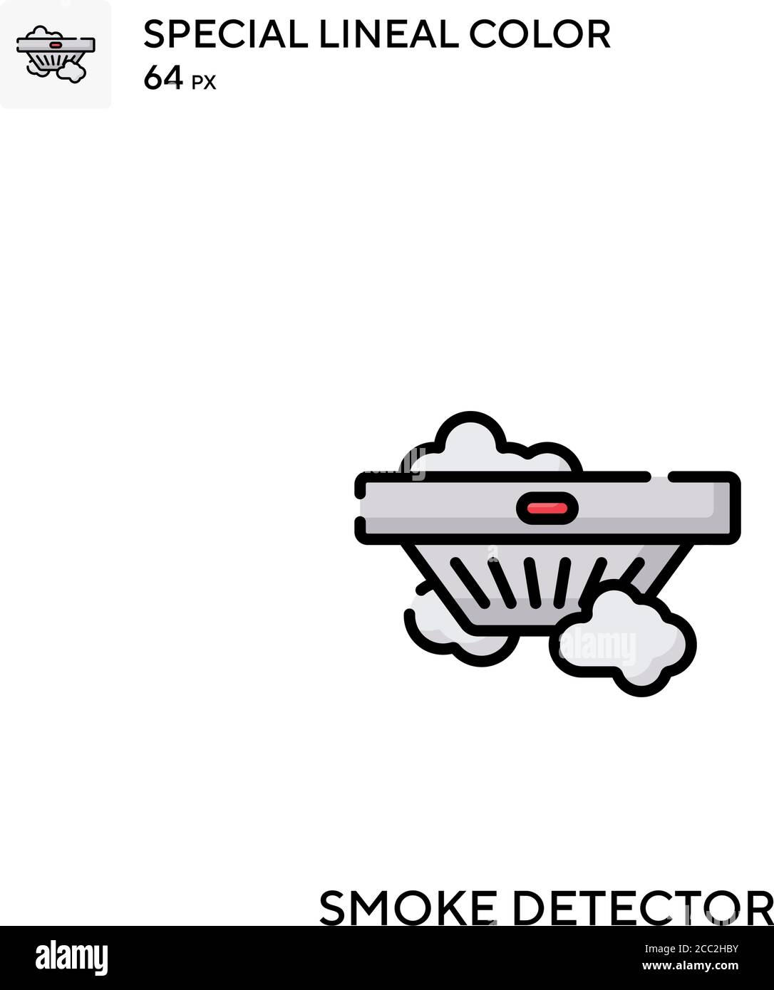 Installing smoke detector Stock Vector Images - Alamy