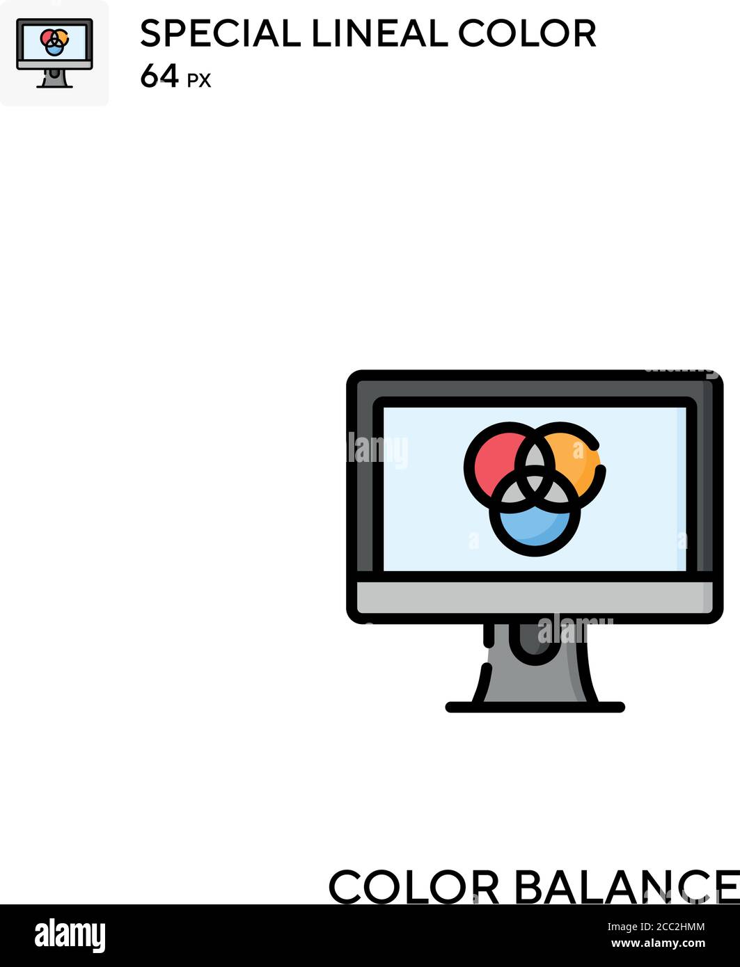Color balance Special lineal color vector icon. Color balance icons for ...