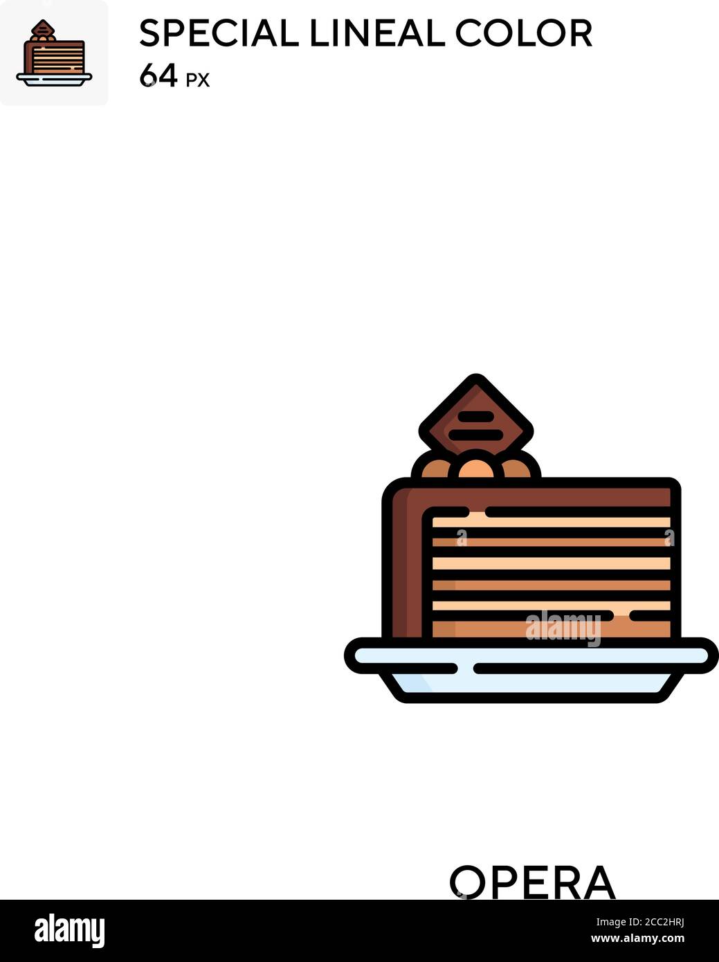 Opera Special lineal color vector icon. Opera icons for your business ...