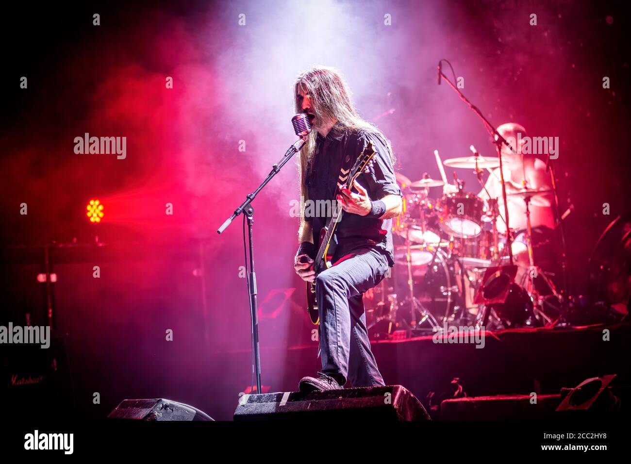 Oslo, Norway. 15th, August 2020. The Norwegian black metal band Vreid ...
