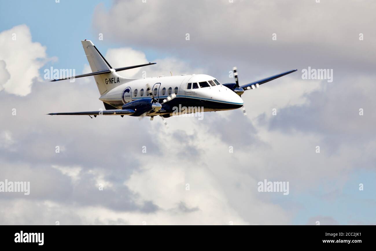 Cranfield University British Aerospace Jetstream 31 ‘G-NFLA’ airborne ...