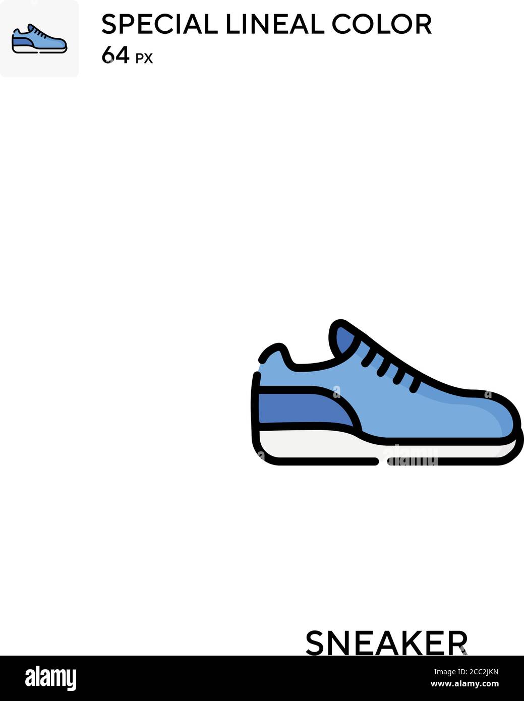 Sneaker Special lineal color vector icon. Sneaker icons for your ...