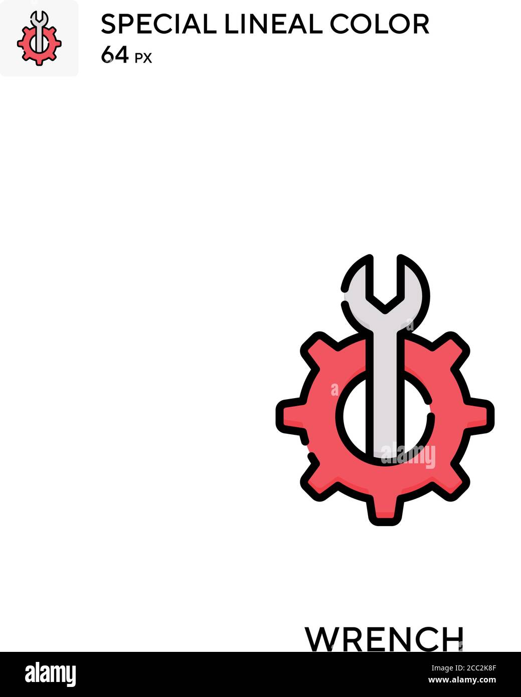 Wrench Special lineal color vector icon. Wrench icons for your business ...