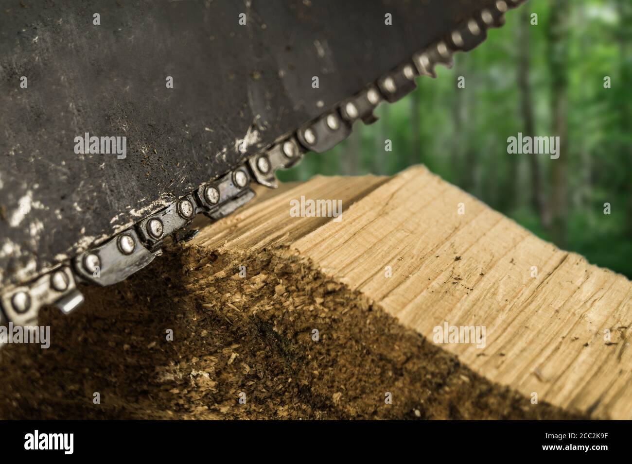 Chainsaw chain closeup High Resolution Stock Photography and Images - Alamy