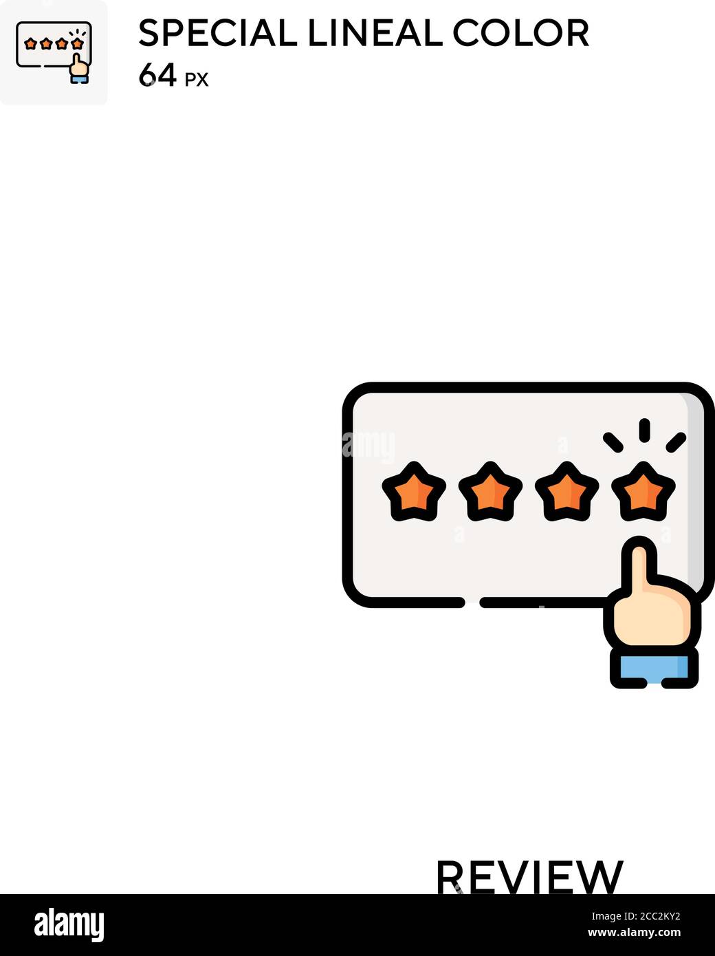 Review Special lineal color vector icon. Review icons for your business ...