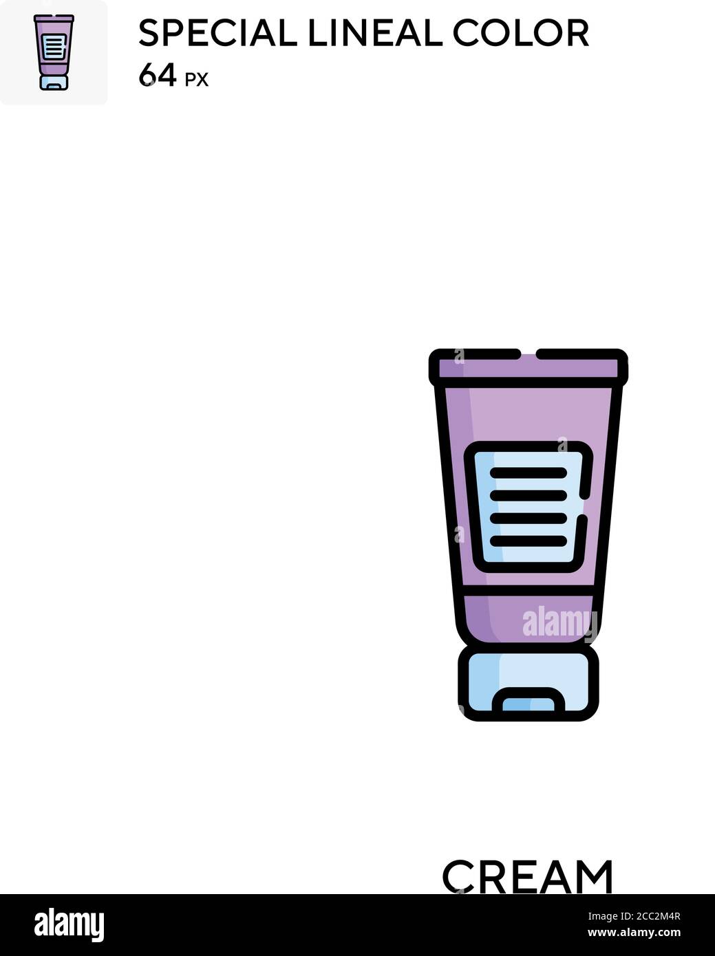 Cream Special lineal color vector icon. Cream icons for your business ...