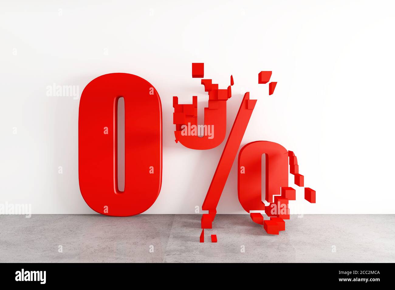 Zero percent red color hi-res stock photography and images - Alamy