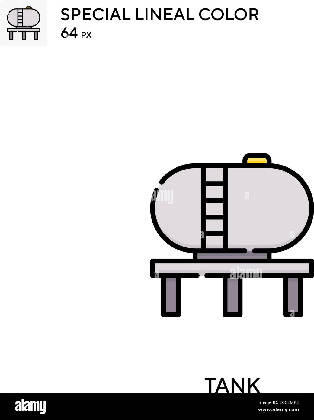 Tank Special lineal color vector icon. Tank icons for your business ...