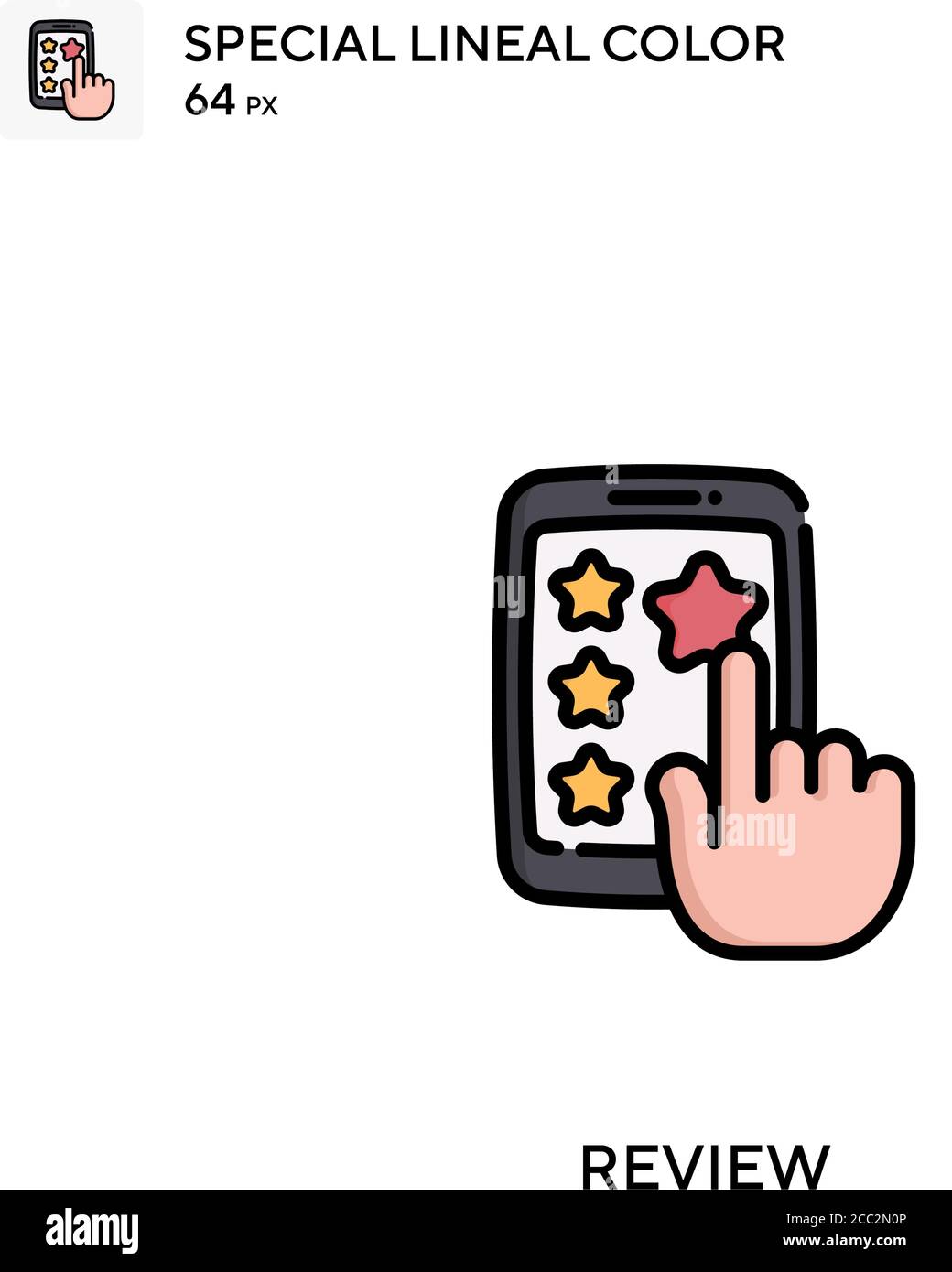Review Special lineal color vector icon. Review icons for your business ...
