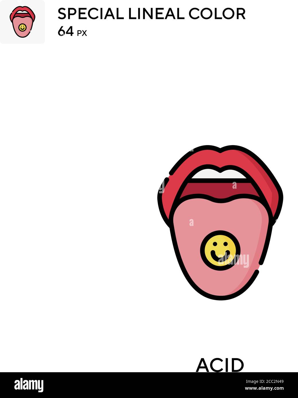 Acid Special lineal color vector icon. Acid icons for your business ...