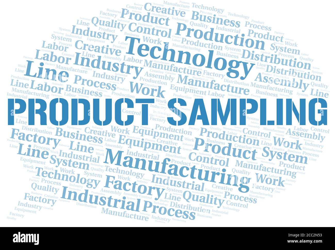 Product Sampling word cloud create with the text only Stock Vector ...
