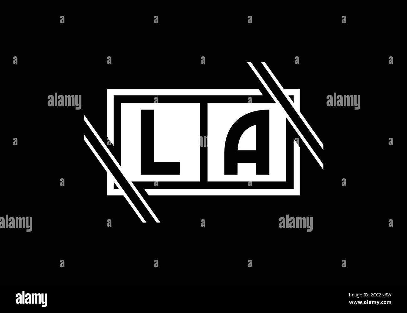 Initial Monogram Letter L A Logo Design Vector Template. L A monogram ... Initial Monogram Letter L A Logo Design Vector Template. L A monogram ...