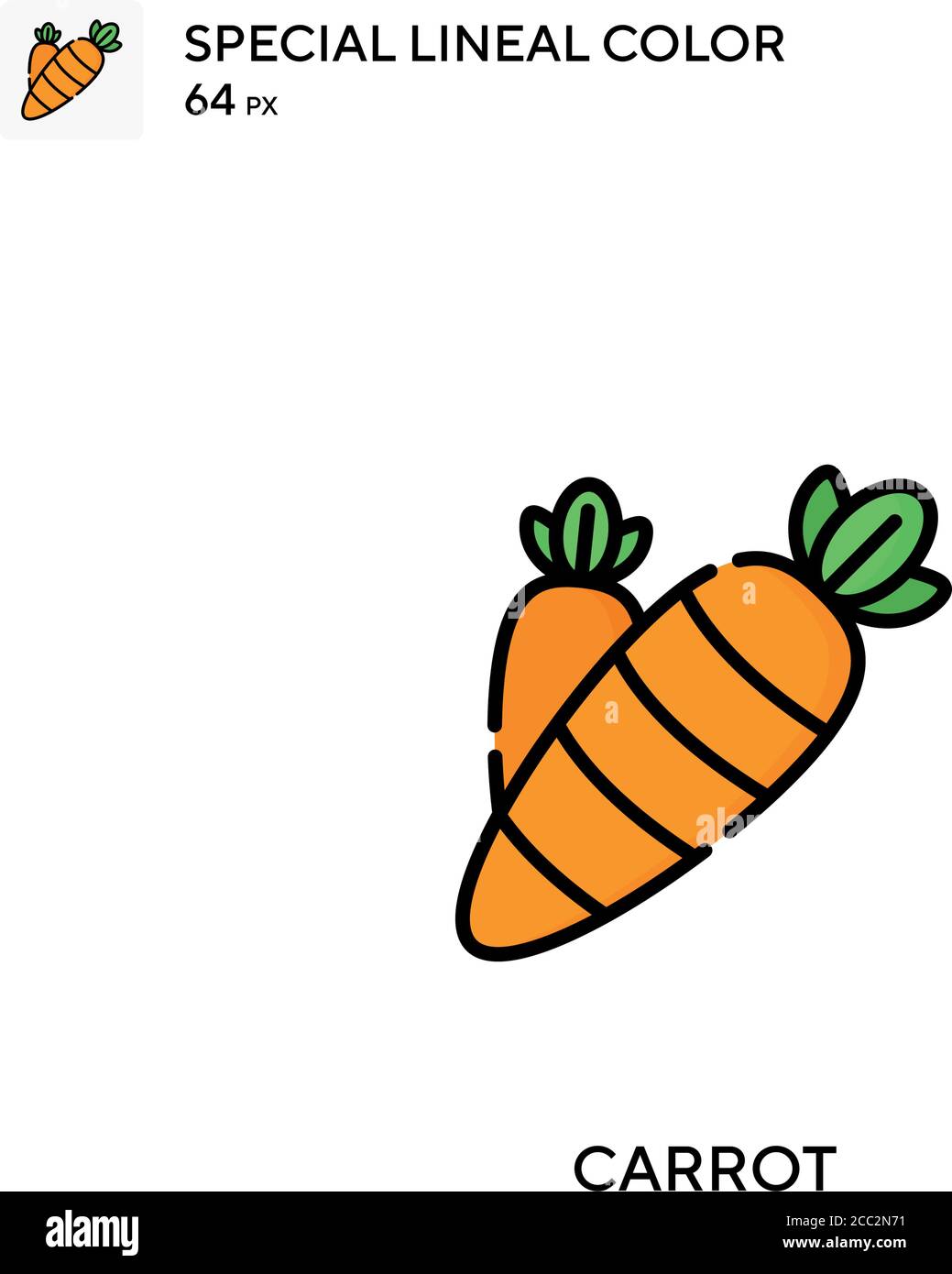 Carrot Special lineal color vector icon. Carrot icons for your business ...