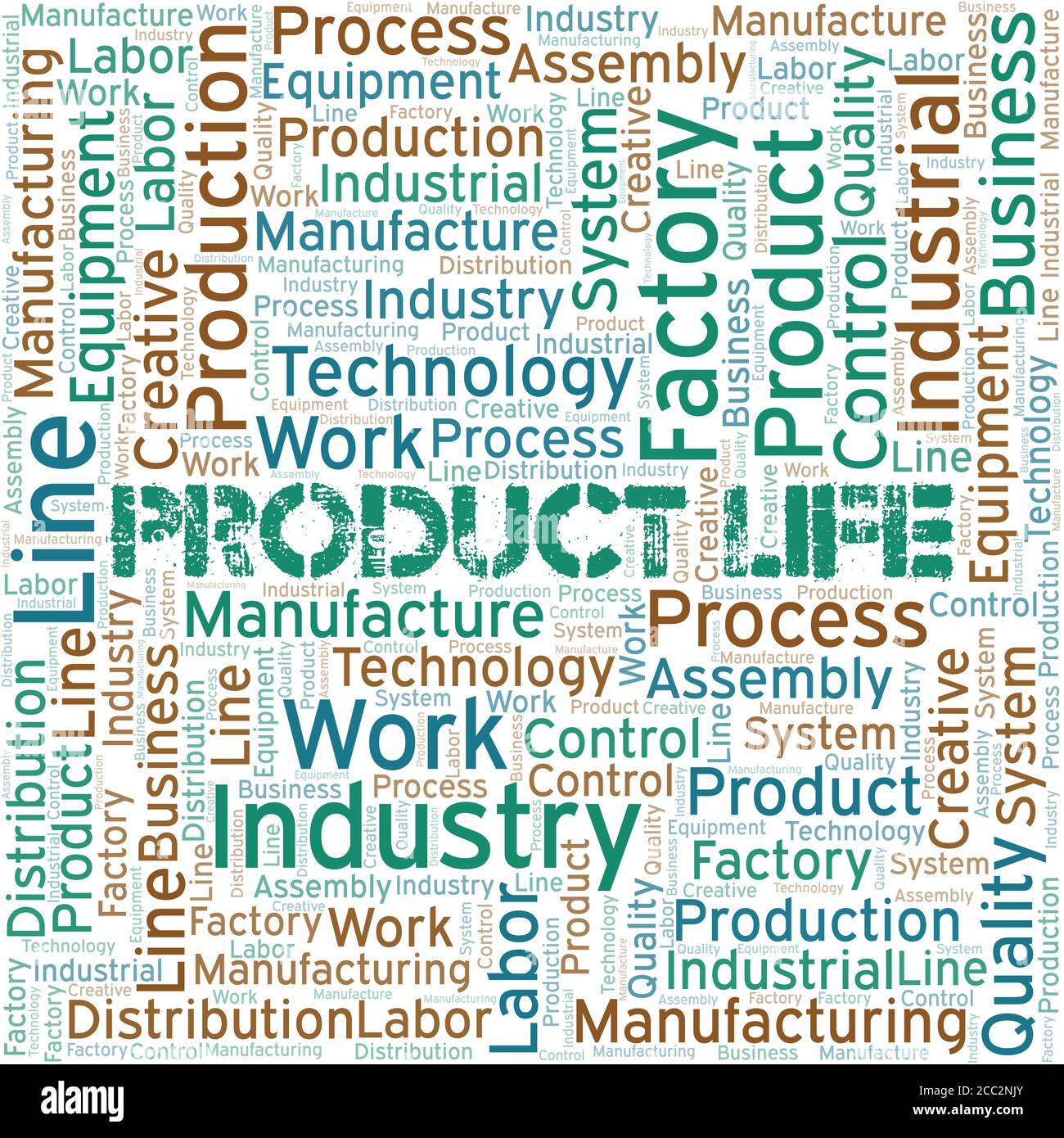 Product Life word cloud create with the text only Stock Vector Image ...