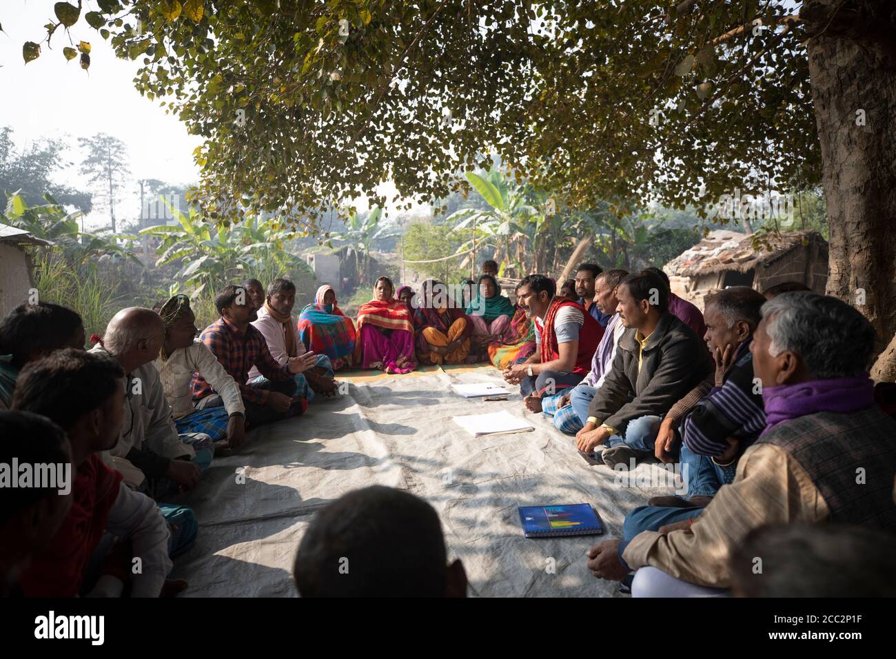 Panchayat Meeting Under Tree