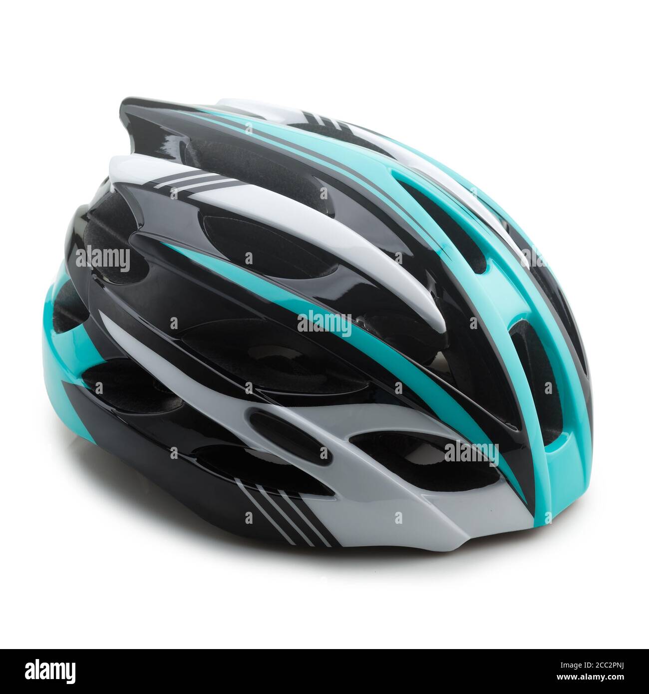 Side View of Bike Helmet Isolated On White Background Stock Photo - Alamy