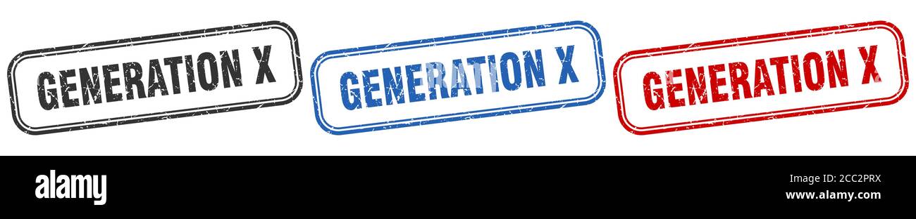 Generation X Stamp High Resolution Stock Photography and Images - Alamy