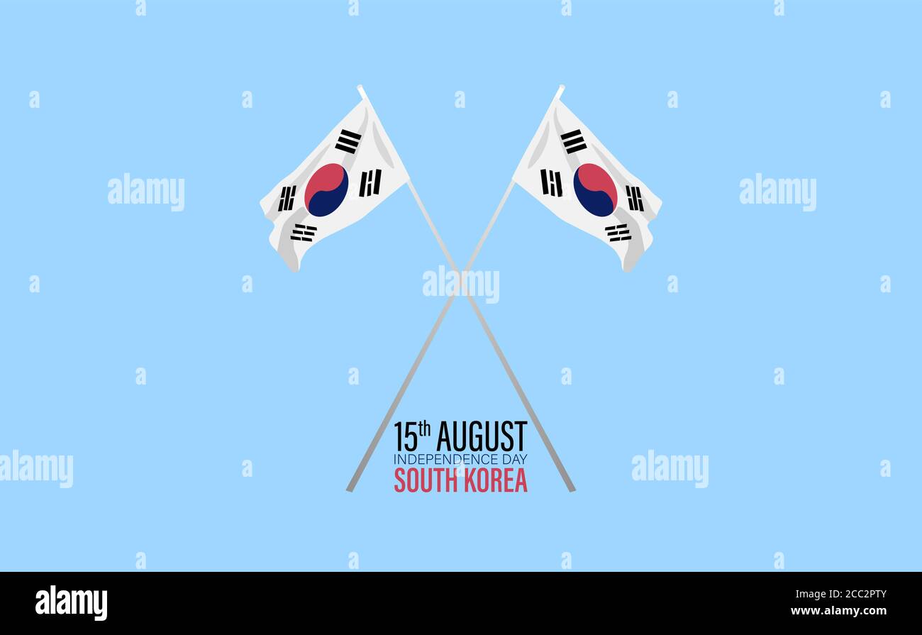 Vector Illustration for 15th August Independence day of South Korea ...