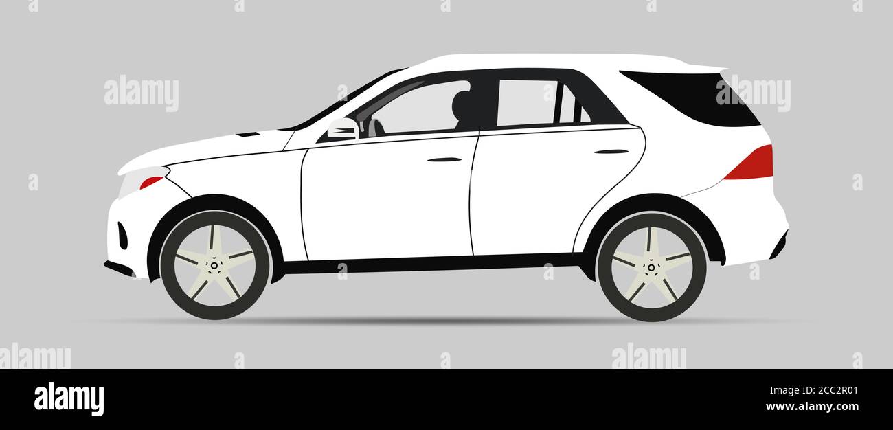 Vector illustration of car model. Template for car branding and ...