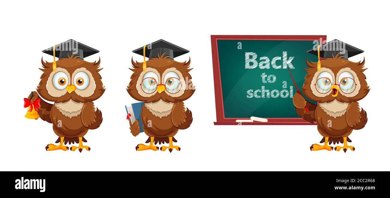 Back To School Owl Clip Art