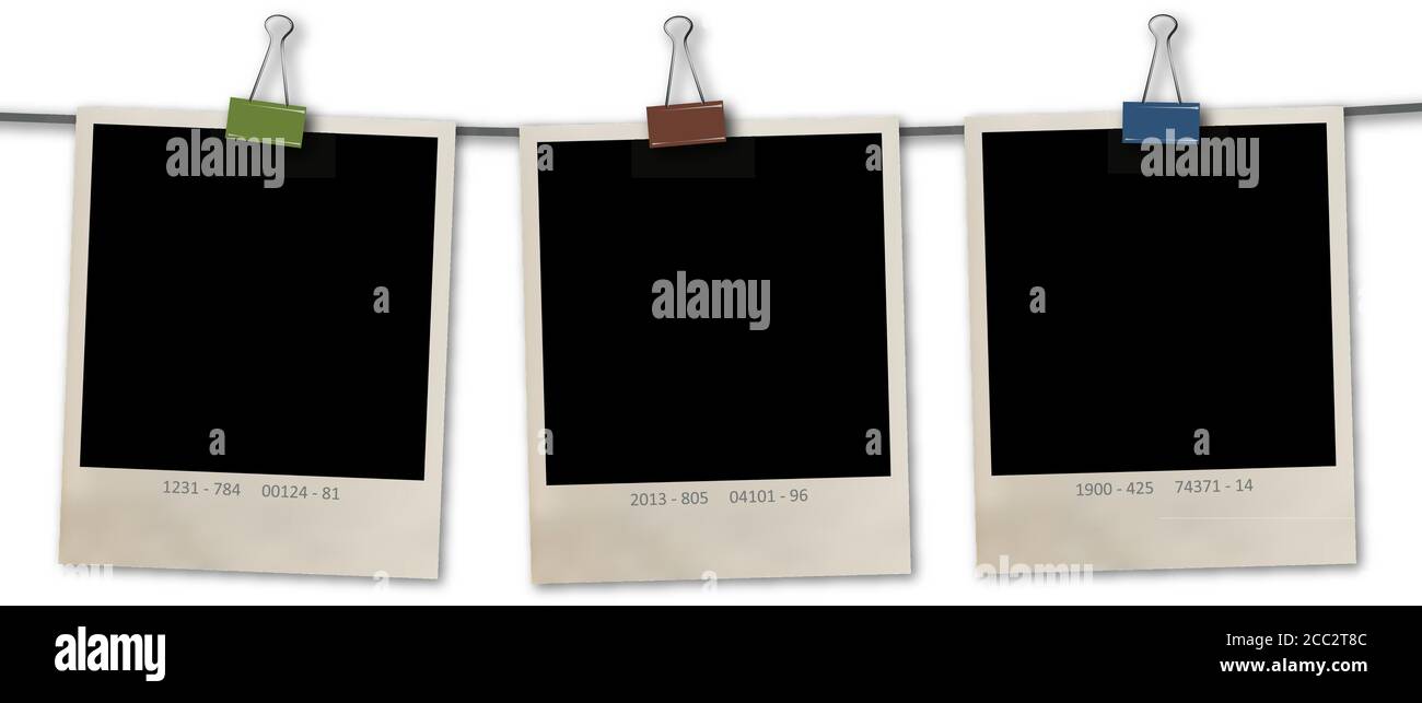 Instant photo frames polaroid Stock Vector Images - Alamy