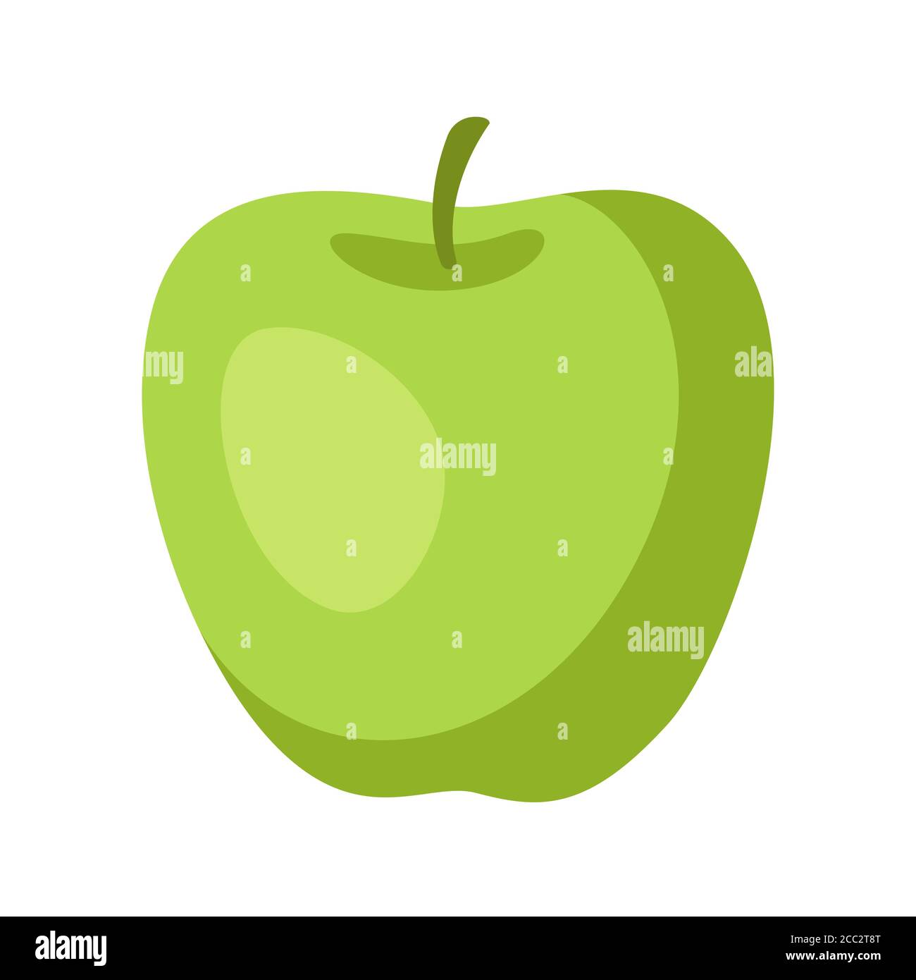 Illustration of stylized apple Stock Vector Image & Art - Alamy