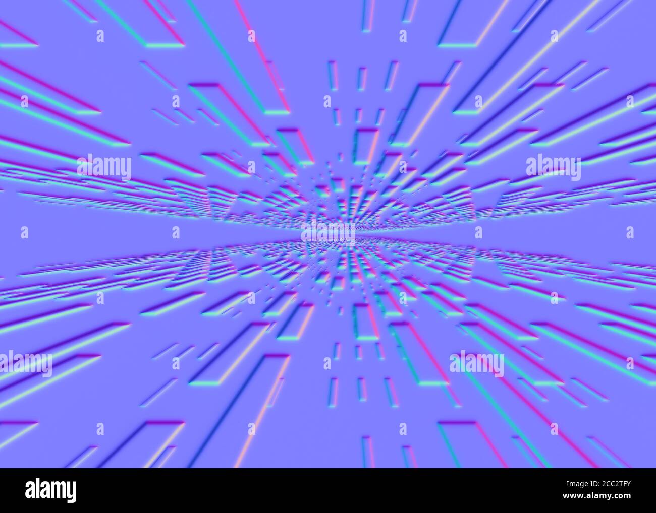 Normal map of abstract lines and stripes. Retro futuristic background ...