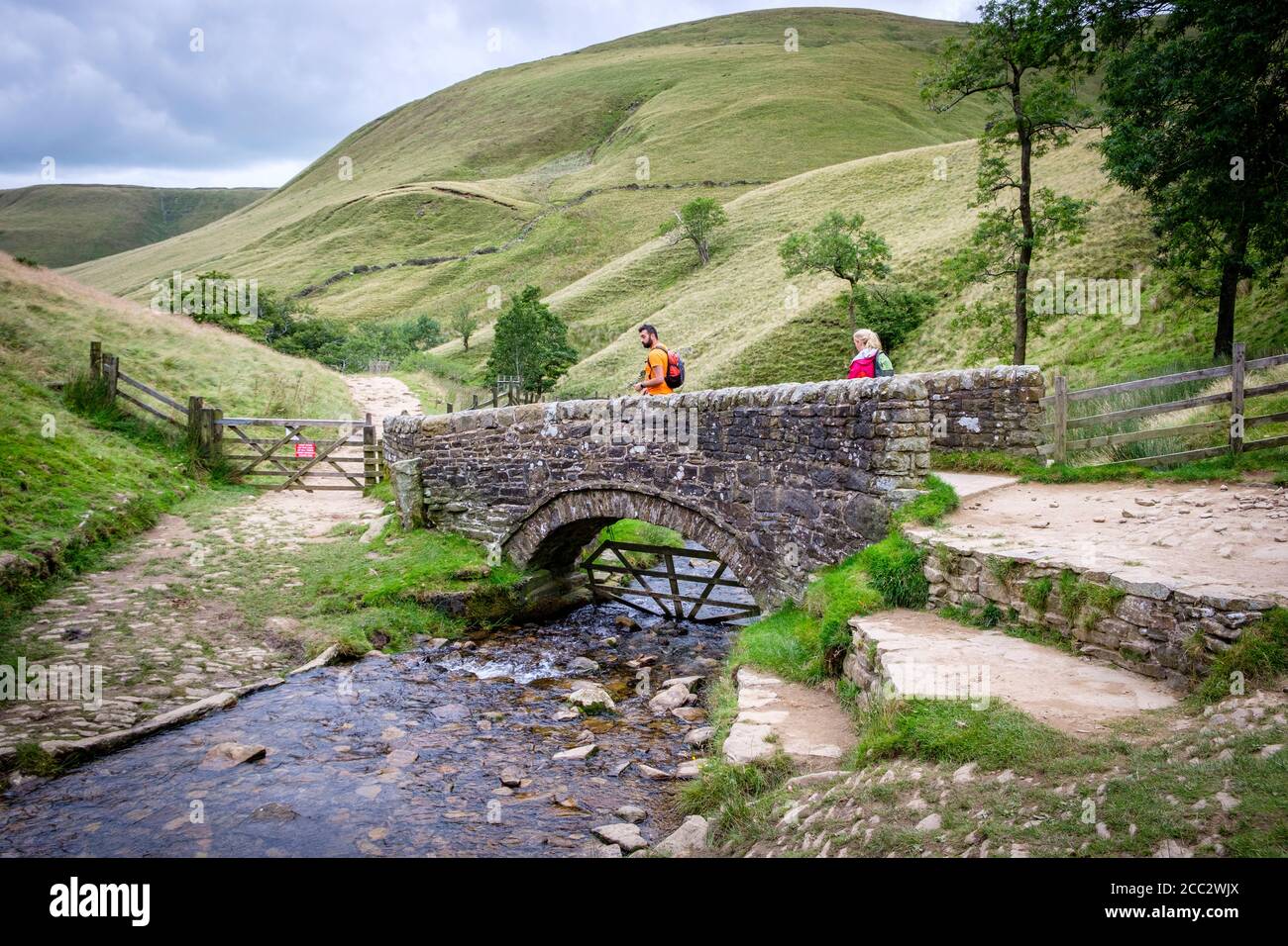Jacob's Ladder, Edale in the Derbyshire Peak District, England Stock ...