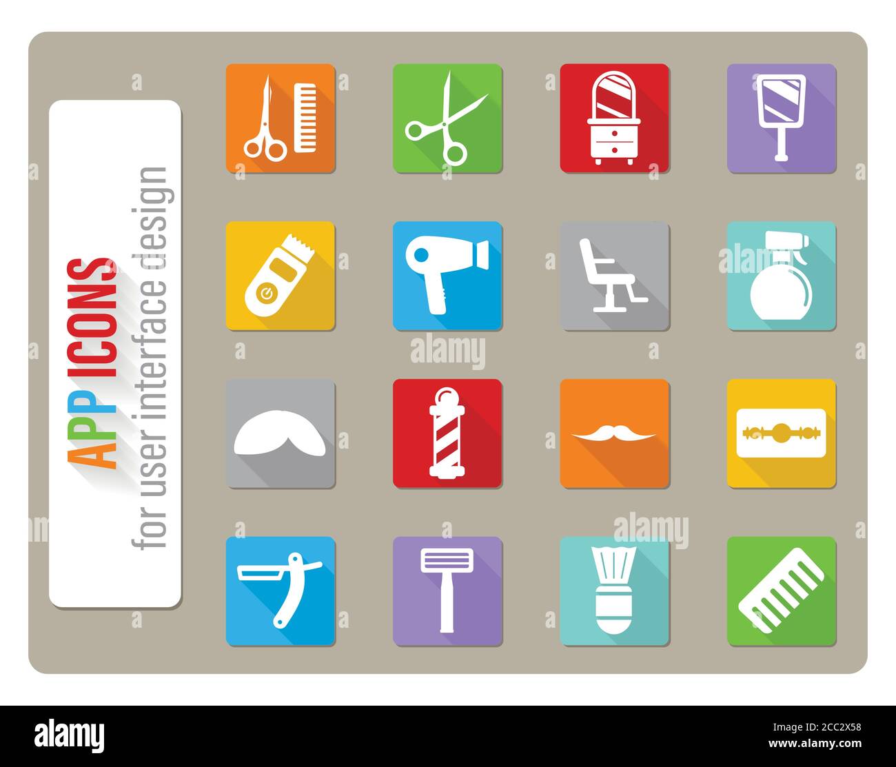 Brush comb mirror Stock Vector Images - Alamy