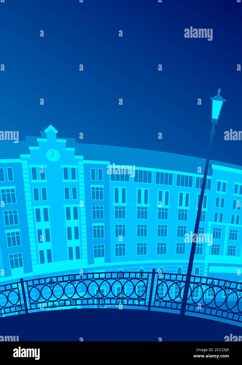 Historical architecture night Stock Vector Images - Alamy