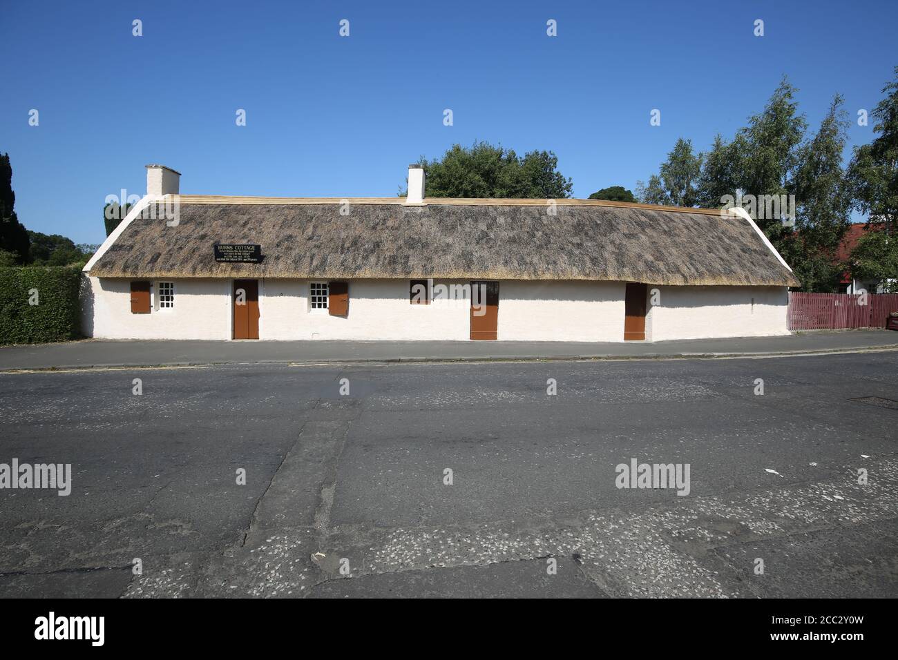 Burns Cottage , Alloway, Ayrshire, Scotland, August 2020 Burns Cottage ...