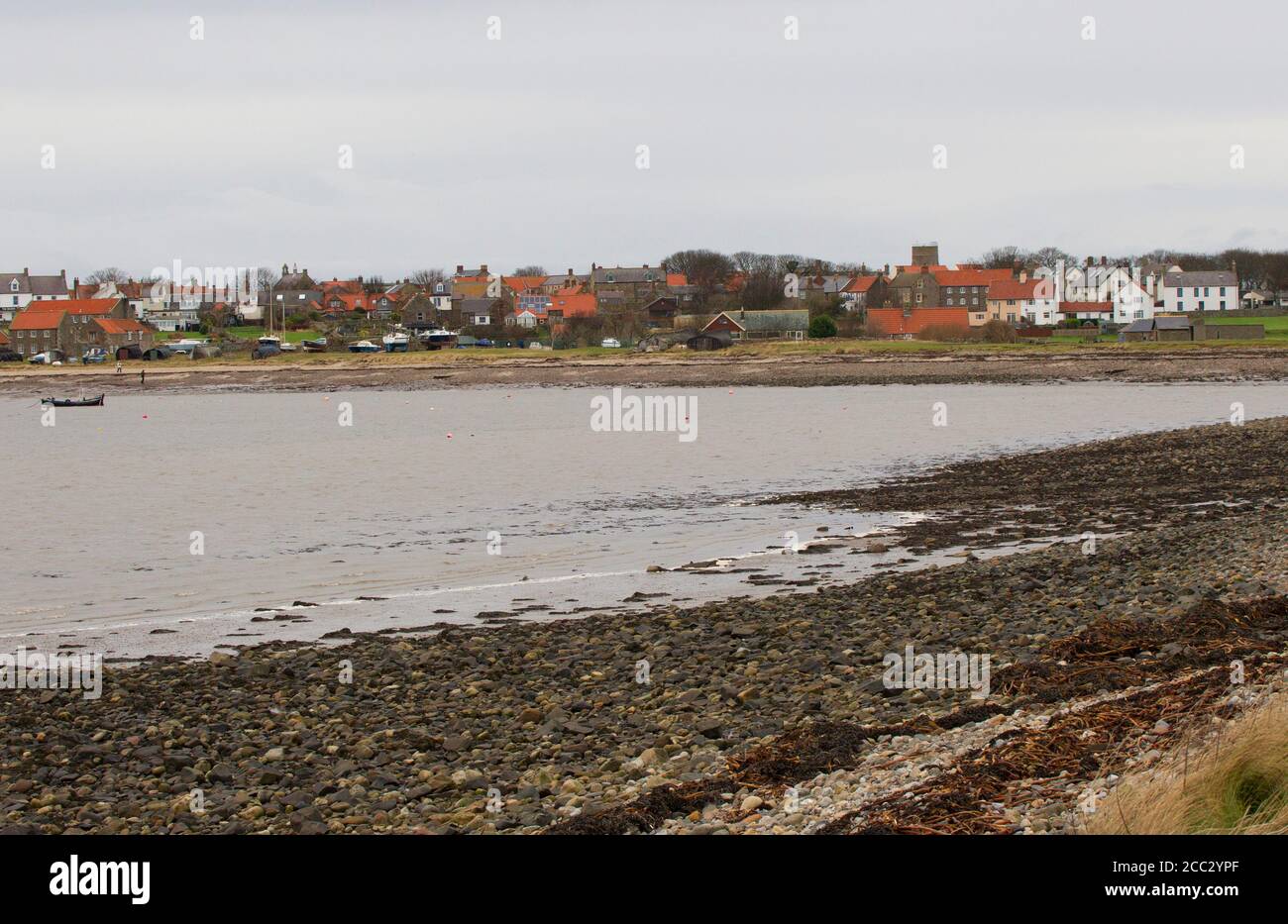 Holy island village hi-res stock photography and images - Alamy