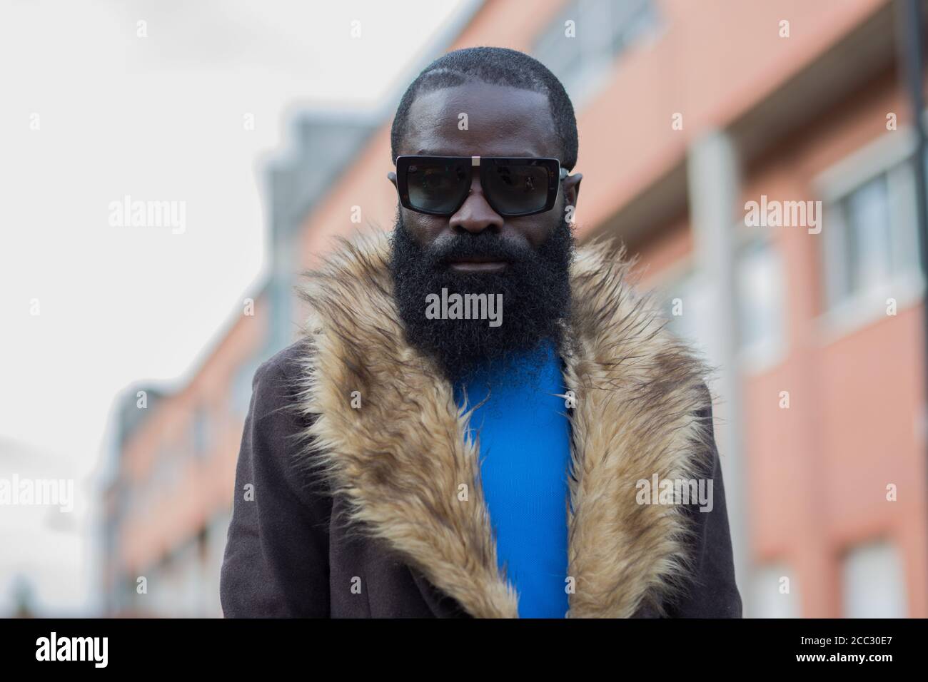 An Africa black man Stock Photo - Alamy