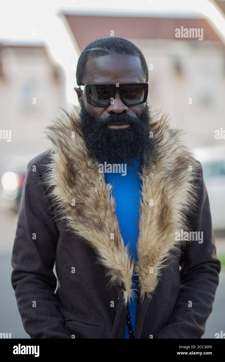 An Africa black man Stock Photo - Alamy